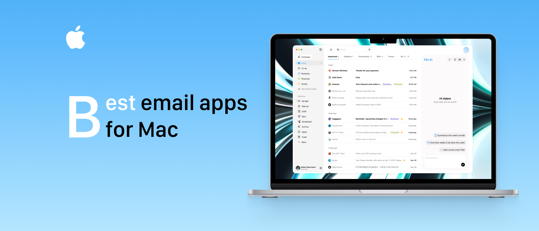 10 Best Email Apps for Mac in 2026 | FiloMail